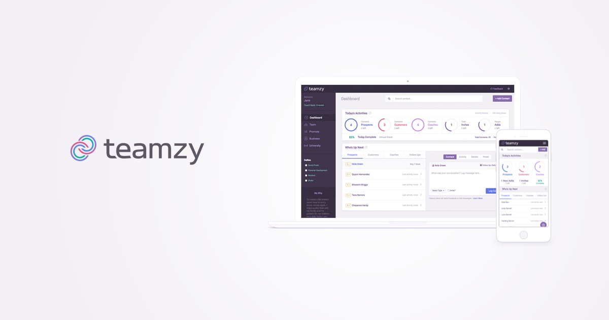 Teamzy - Manage your contacts and build relationships
